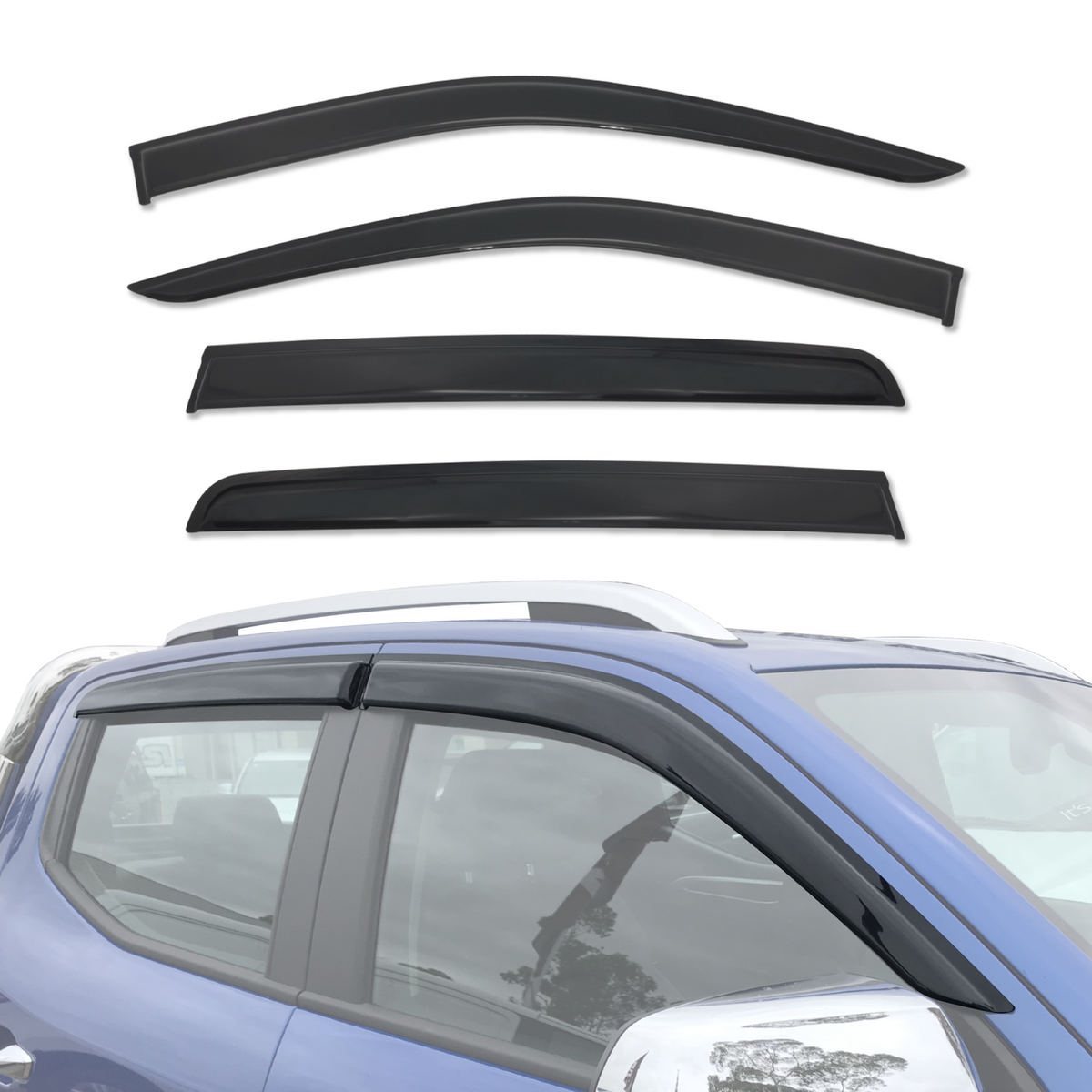 AUSGO Luxury Weather Shields for LDV T60 2017-Onwards Weathershields ...