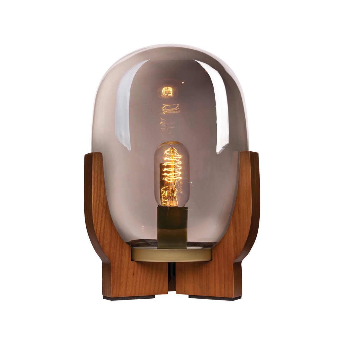 Mercator Smoke Glass Forbes Table Lamp - Bunnings Australia