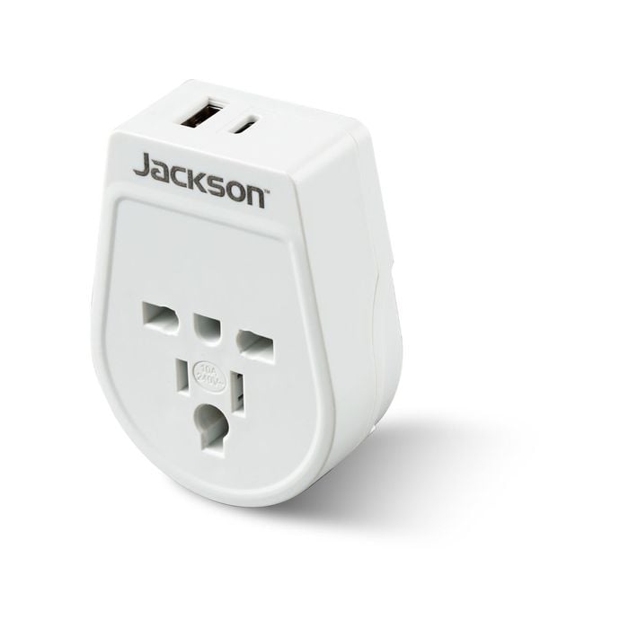 Jackson Inbound Slim USB-A A C Travel Adaptor - USA And UK - Bunnings ...