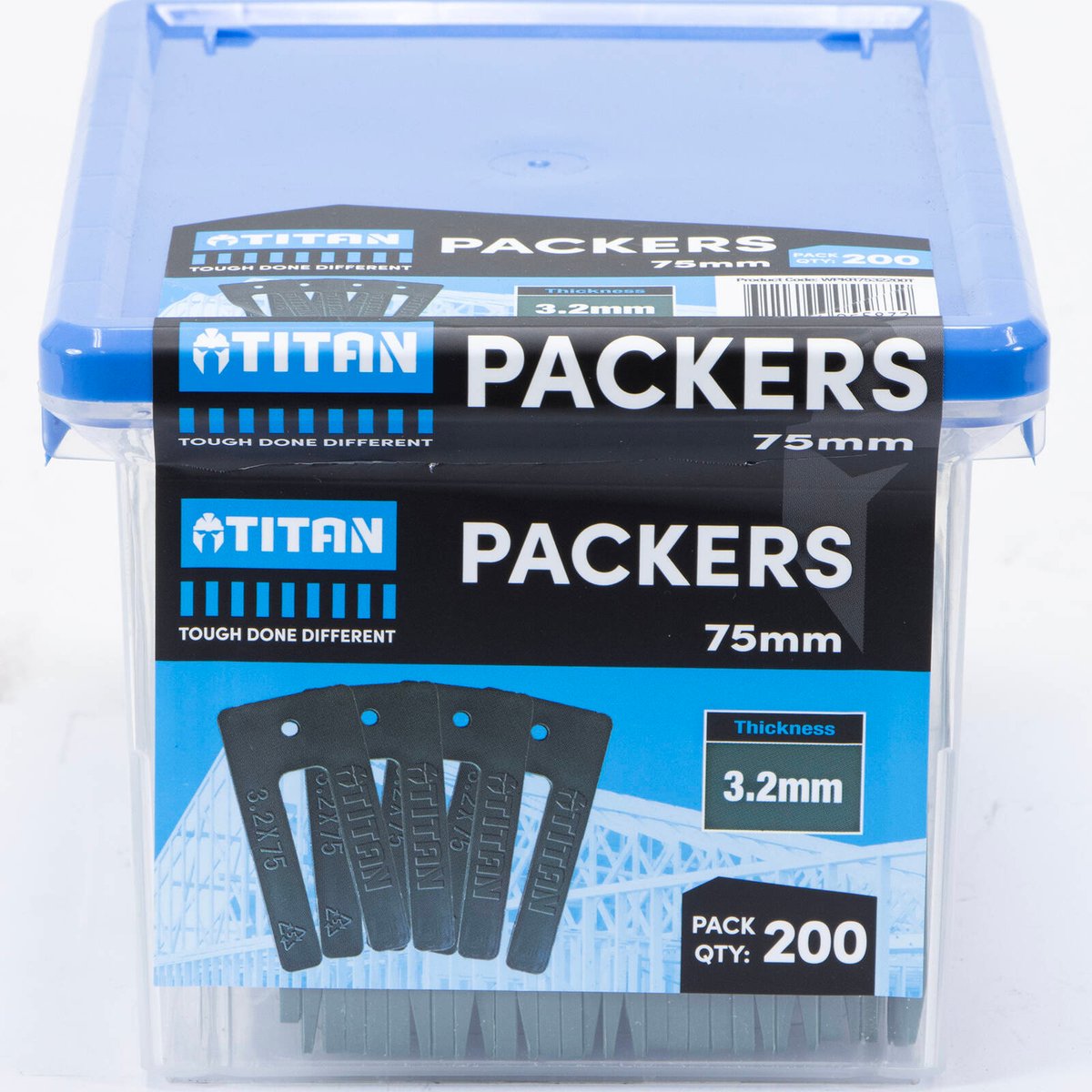 Titan 3.2 x 75mm 200 Piece Green Window Packers - Bunnings Australia