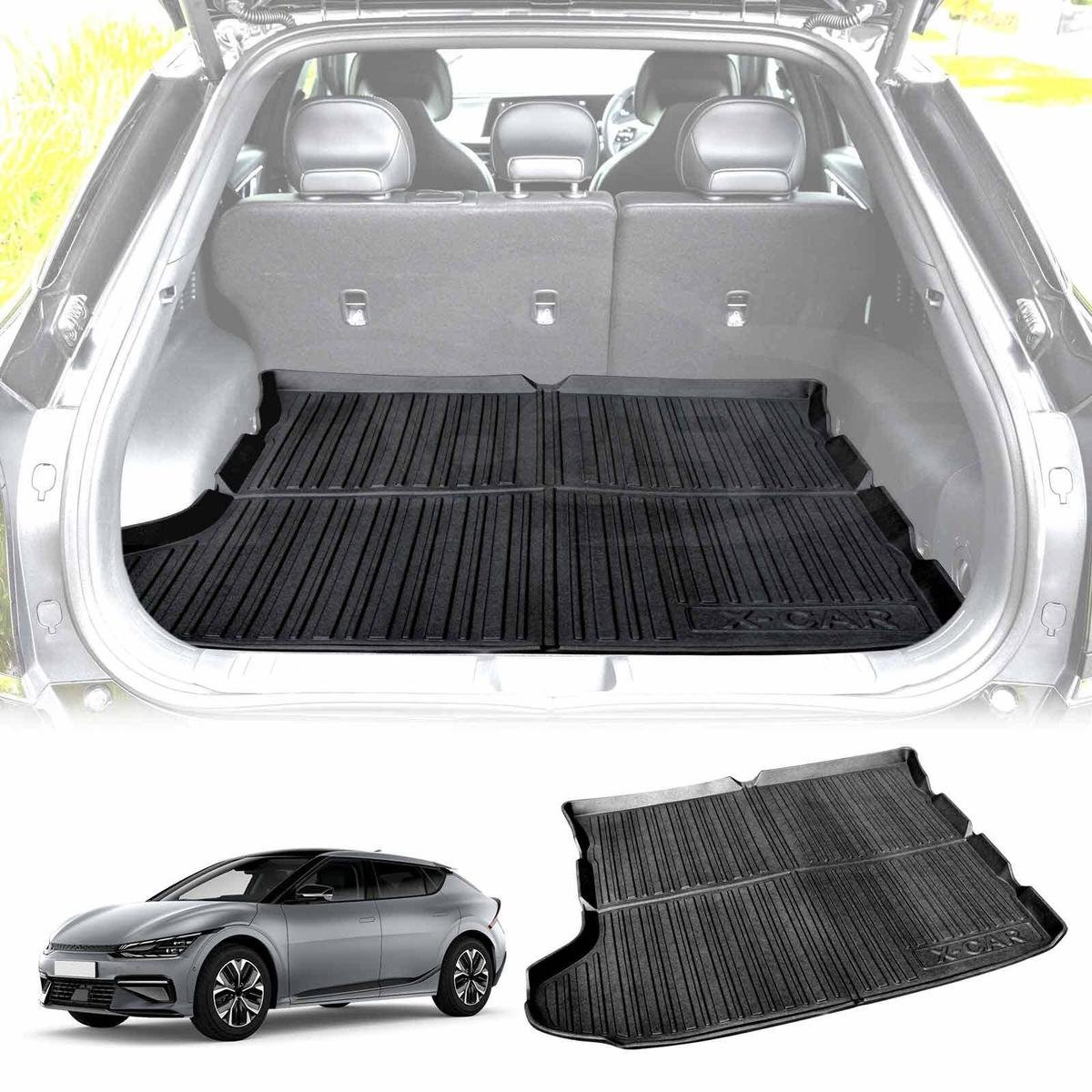 Boot Liner for Kia EV6 2021-2024 Heavy Duty Cargo Trunk Cover Mat ...