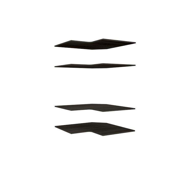 Lugna Storm 4 Corner Shelf Insert Kit - To Suit 900 x 580mm Cabinet ...
