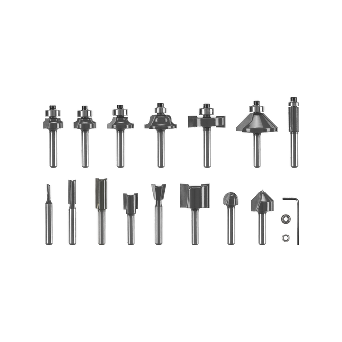 Ryobi 15 Piece Mixed Router Bit Set RRBM15S