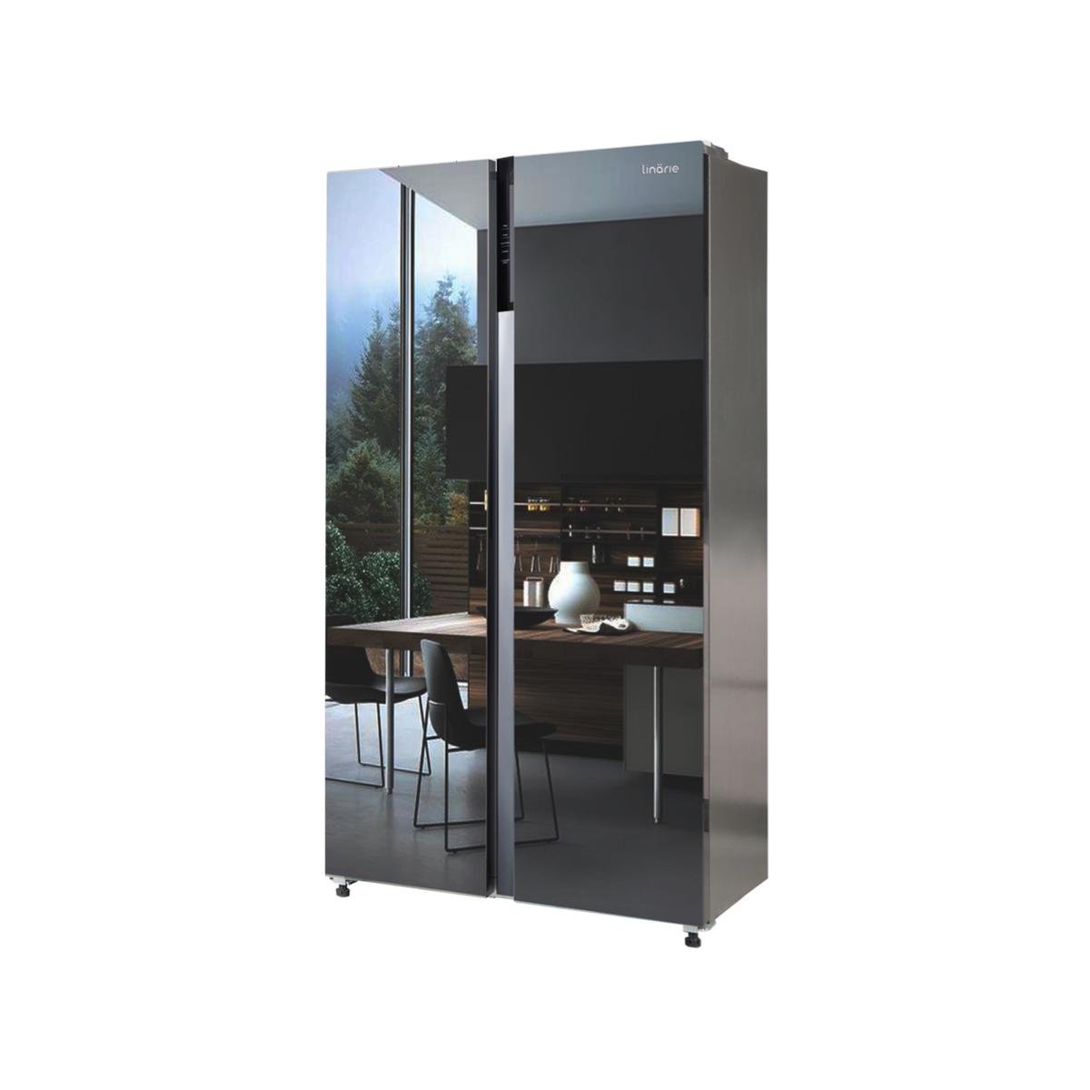 500l Side-by-side Mirror Fridge - Bunnings Australia