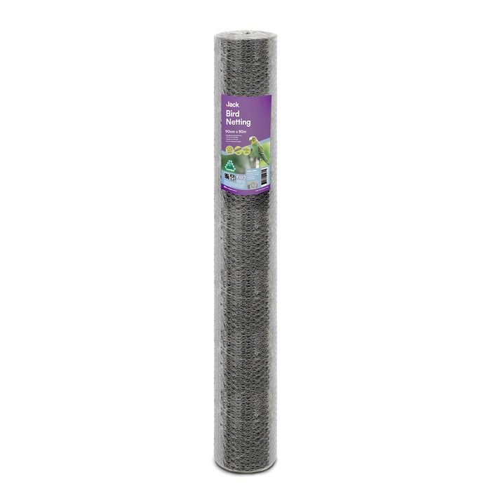 Jack 90 x 1.3cm 50m Bird Netting - Bunnings Australia