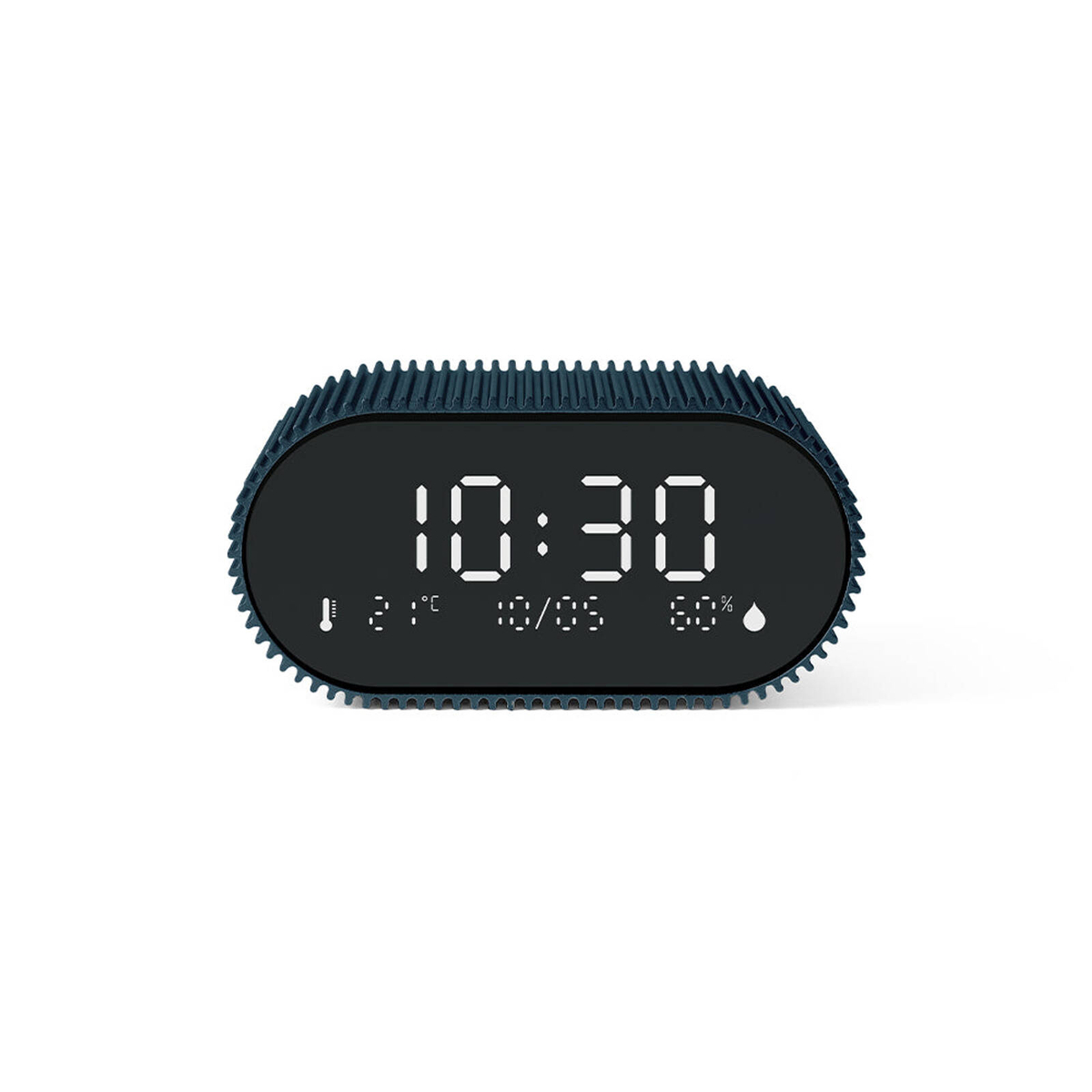 Lexon Ray Clock Lcd Alarm Clock With Temperature / Humidity Display ...