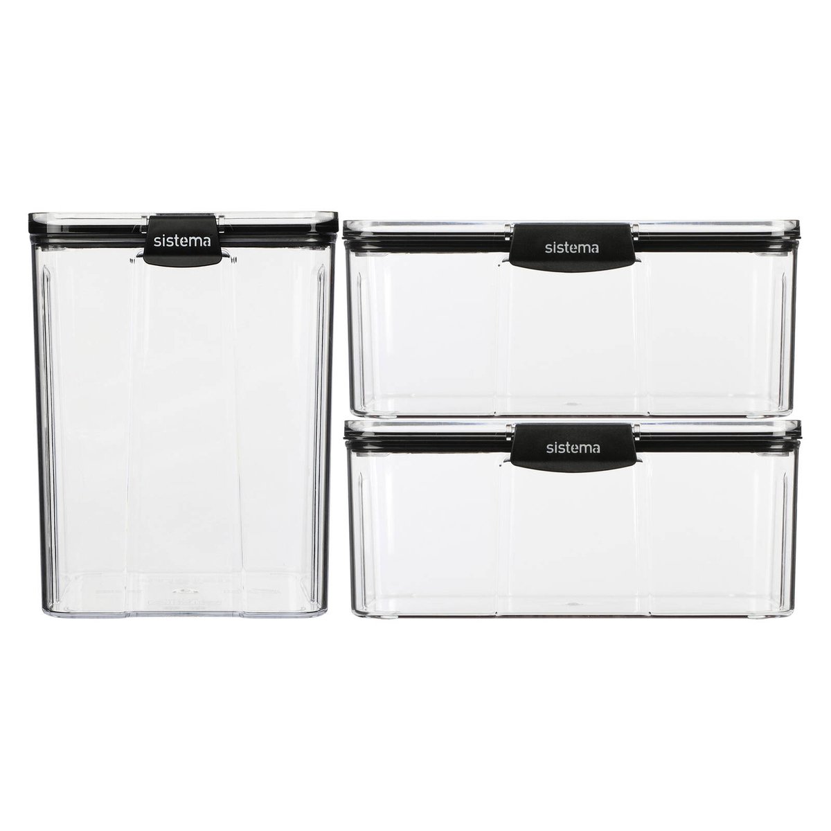 Sistema 3 Pack Large Ultra Food Containers - Bunnings Australia