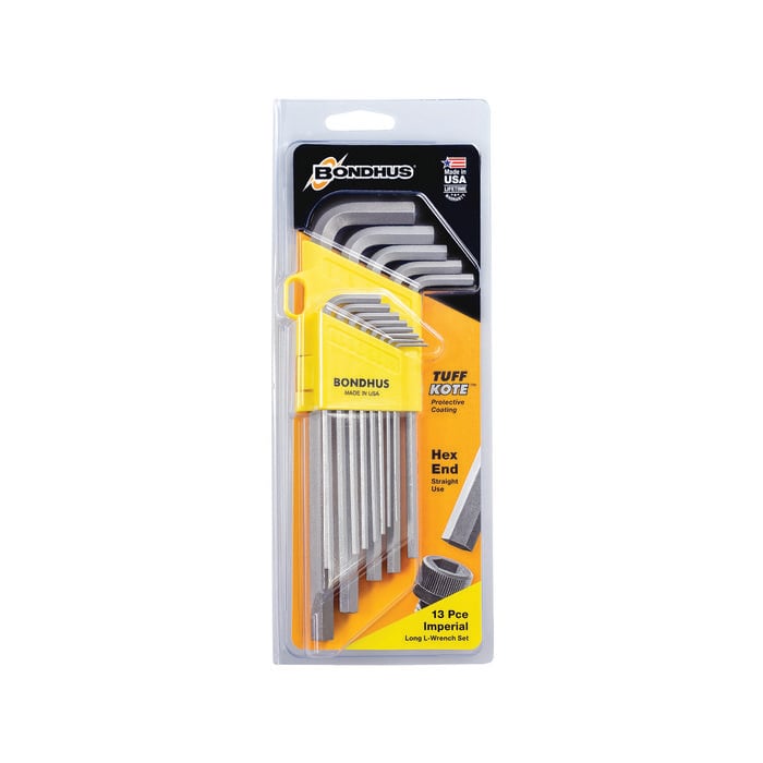 Bondhus 13 Piece Imperial Long Keys Hex Set - Bunnings Australia