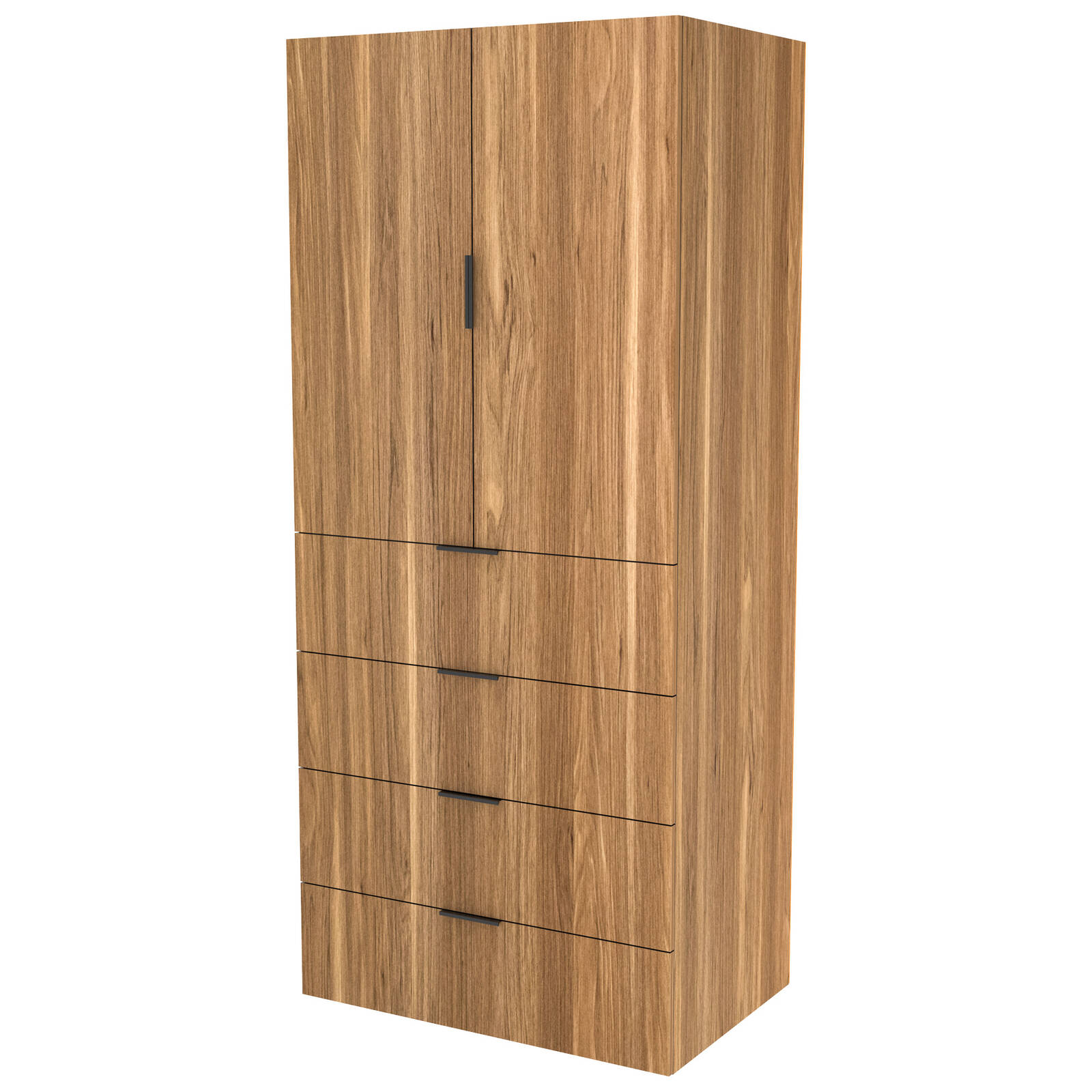 2048 x 900 x 580mm Cove Hanging 4 Drawers Double Door Storage Cabinet ...