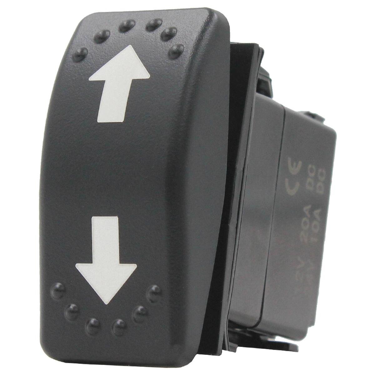 Switch Boss Dual White LED Laser Etched Rocker Switch - Arrows ...