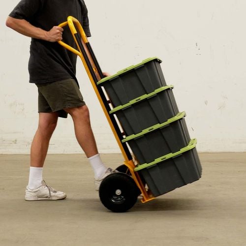 Easyroll 300kg Heavy Duty P Handle Hand Trolley - Bunnings Australia