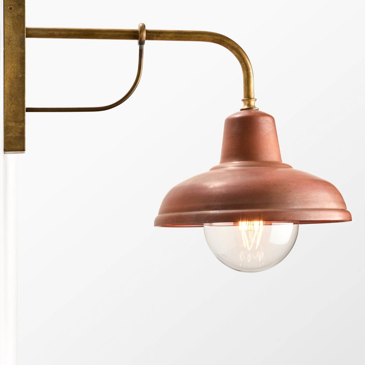 CLA Lighting Deksel Wall Light Aged Copper IP23 - Bunnings Australia