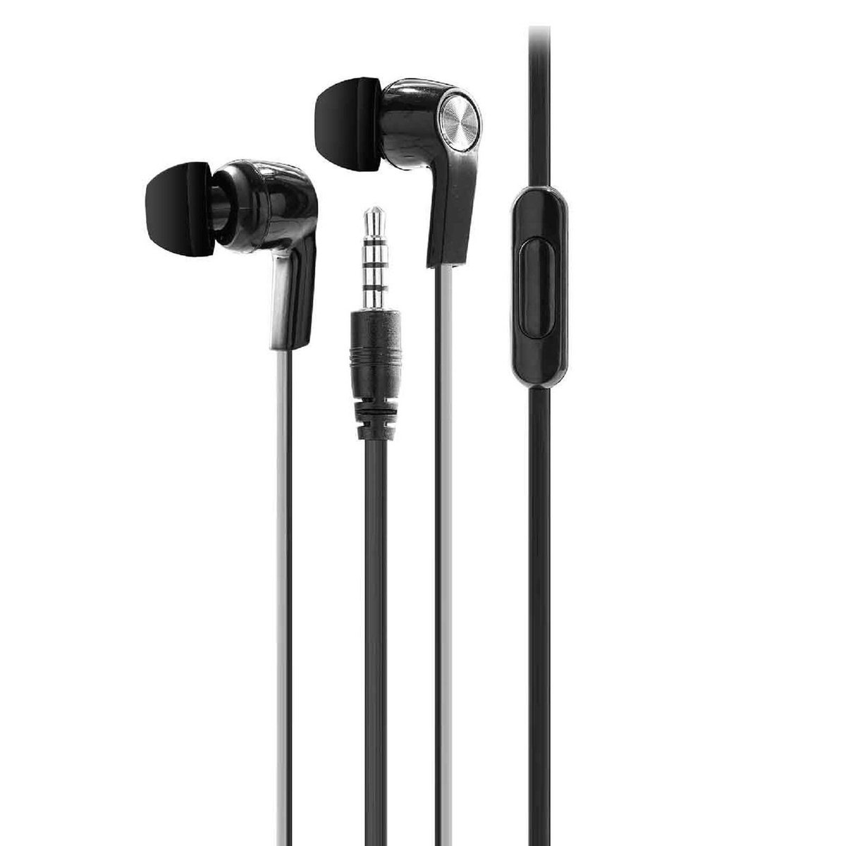 Laser Wired In-Ear Earphones Black - Bunnings Australia