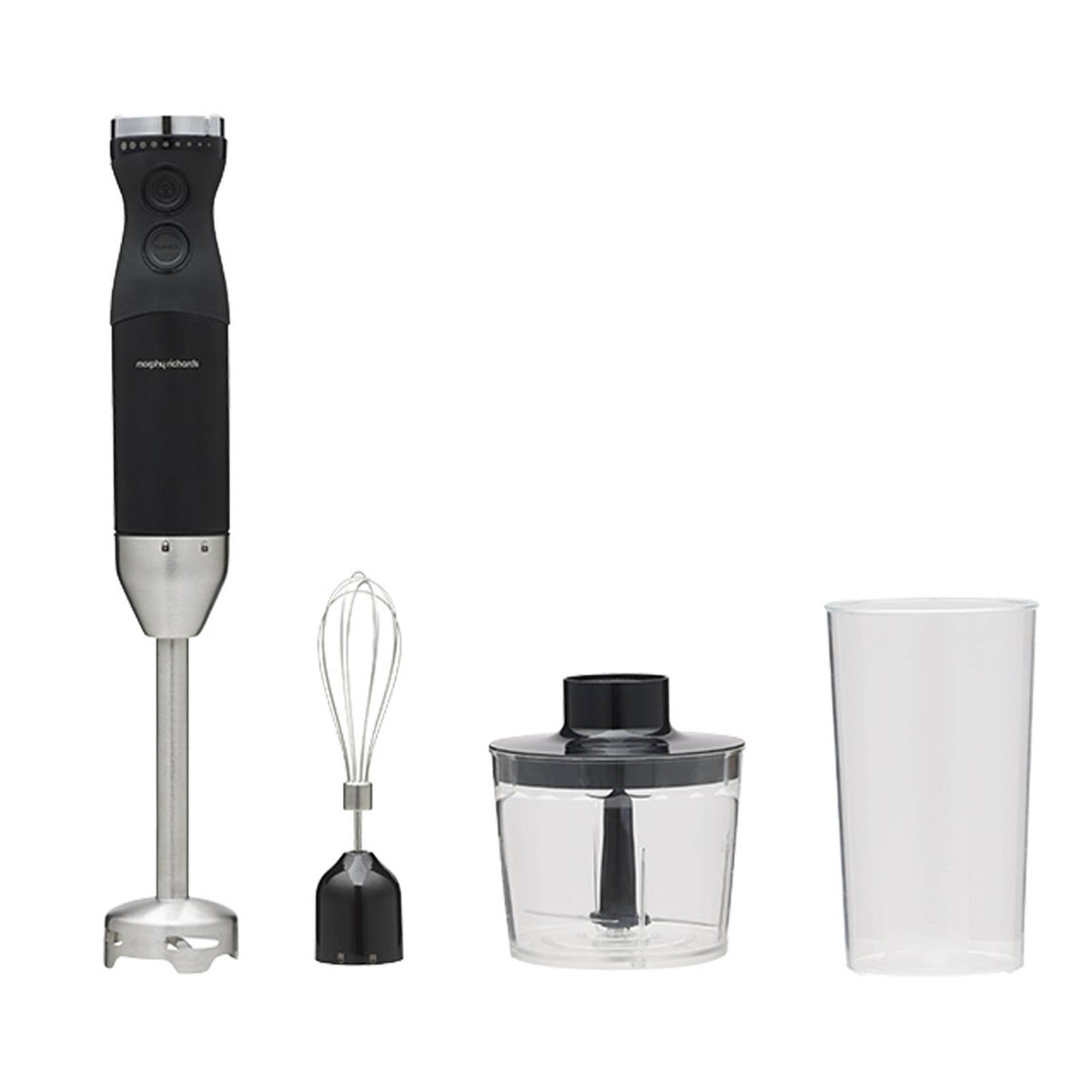 Morphy Richards Electric Hand Held Stick Blender Set Black 800W ...