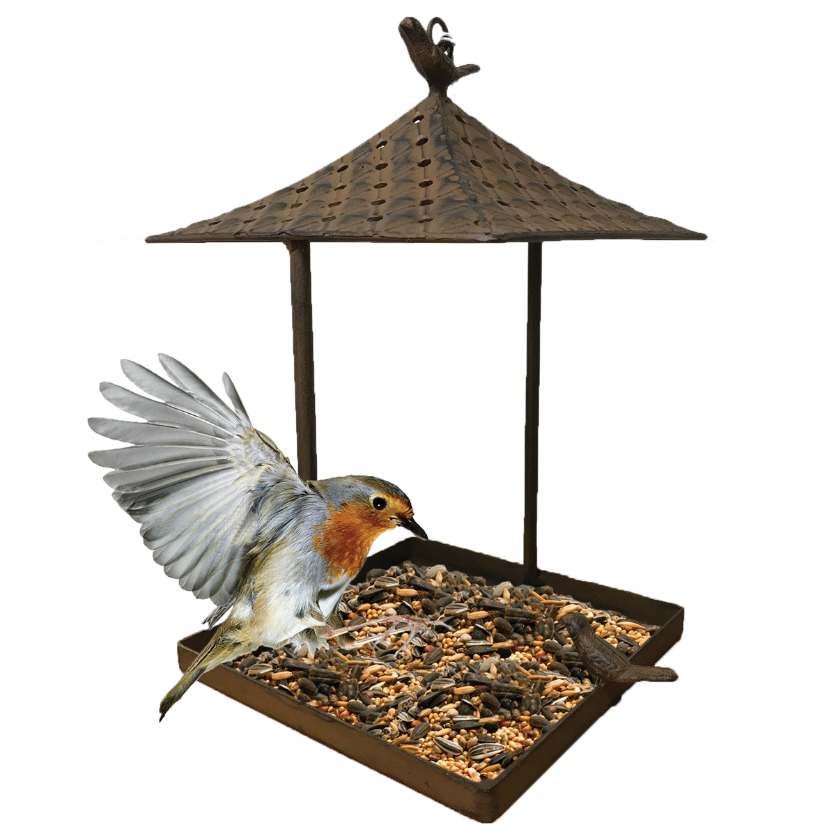 Gardman Rustic Gazebo Bird Feeder - Bunnings Australia