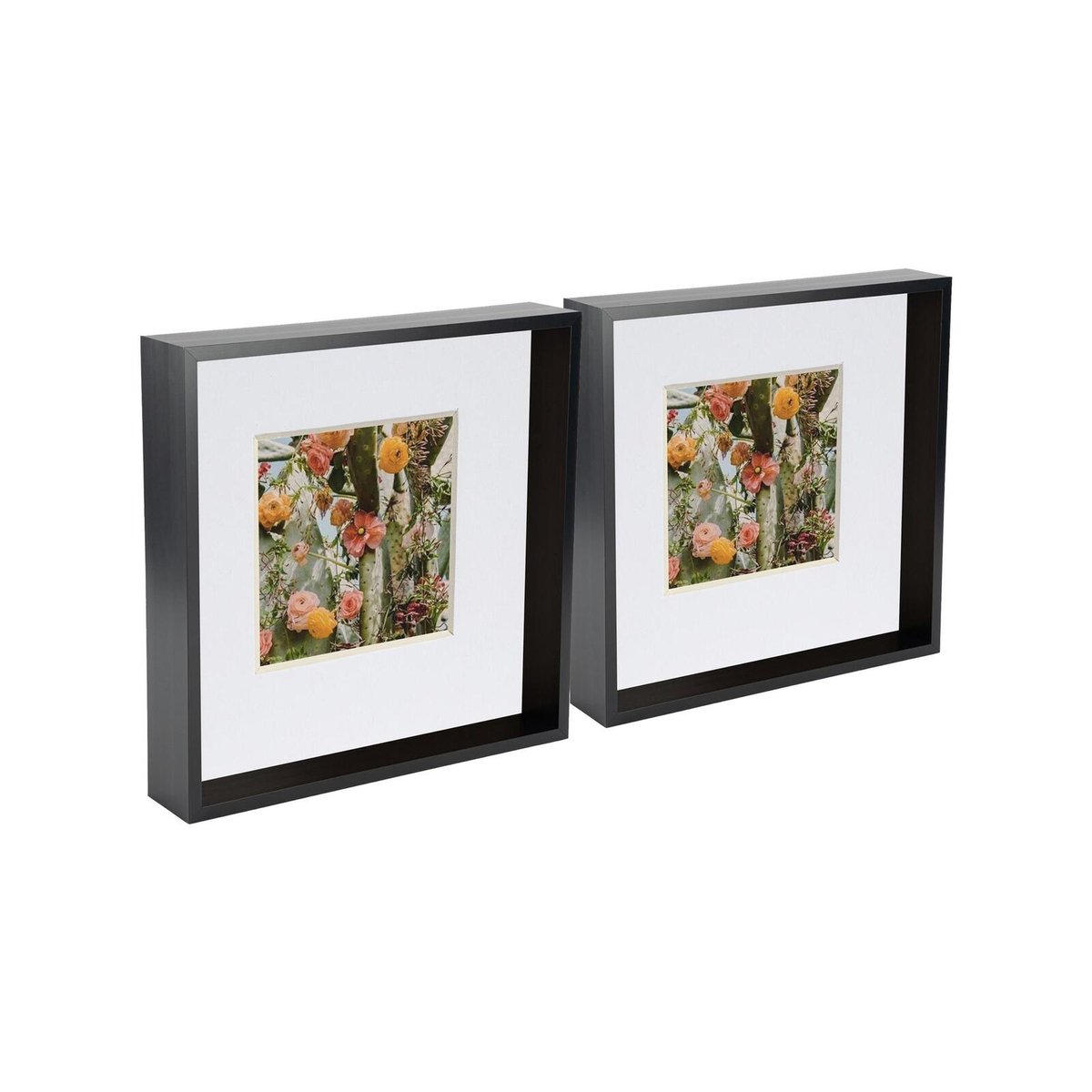 Nicola Spring 5 Piece 10 x 10 3D Shadow Deep Box Photo Frame Set ...