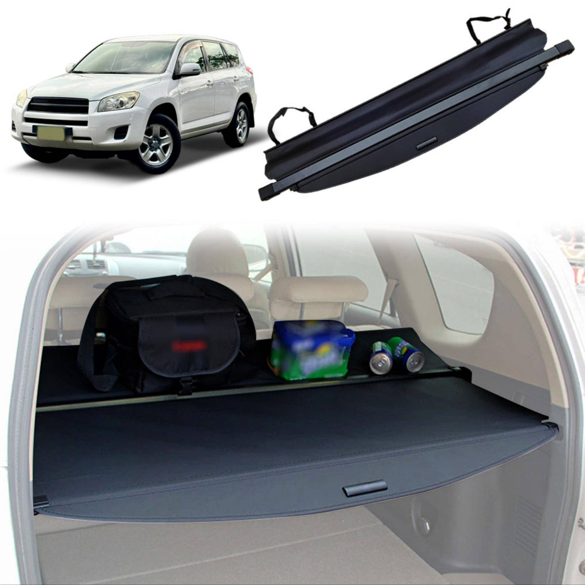Retractable Car Trunk Shade Rear Cargo Security Shield Cover for Toyota ...
