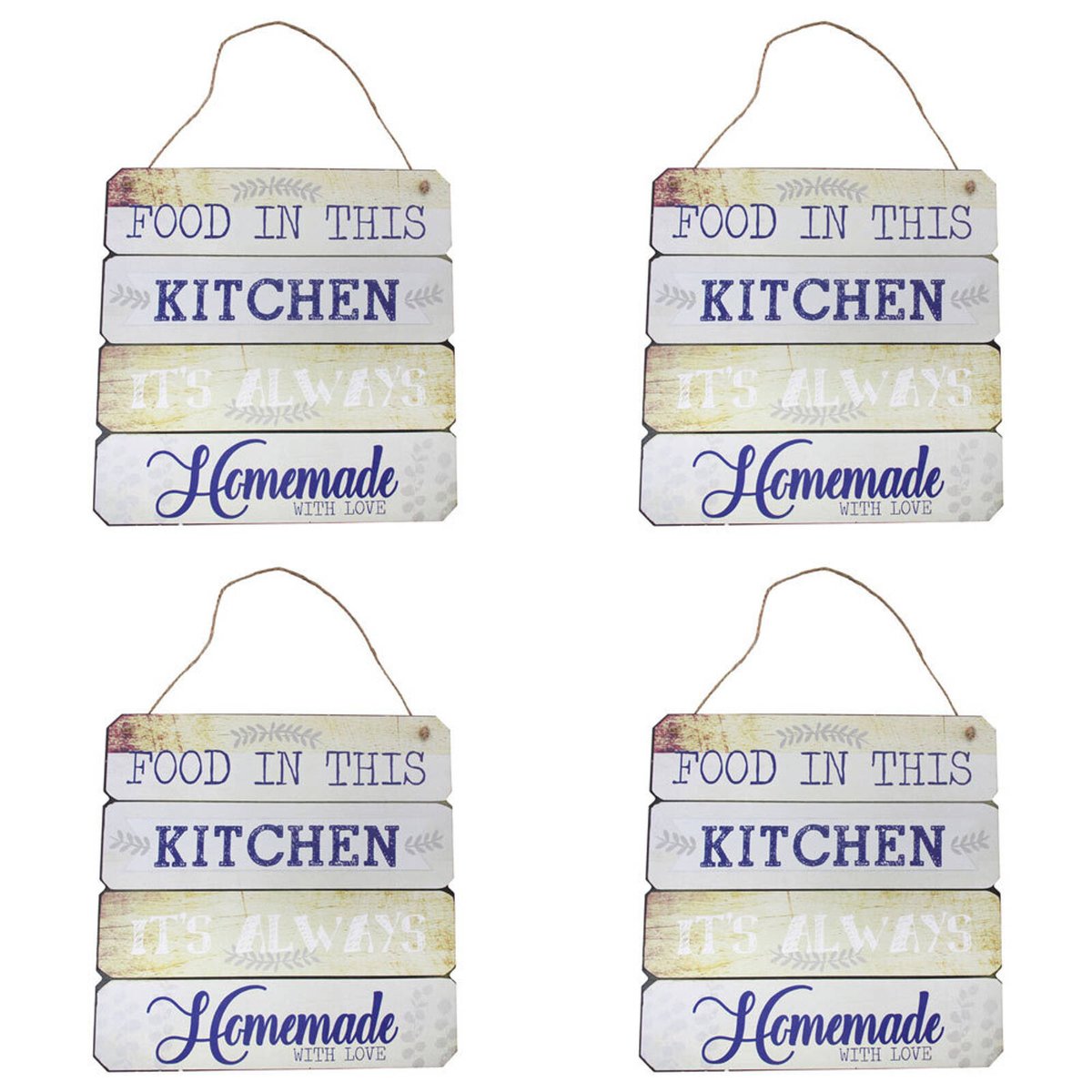 4PK LVD MDF Sign Homemade Decorative Home/Office Decor 30cm - Bunnings ...