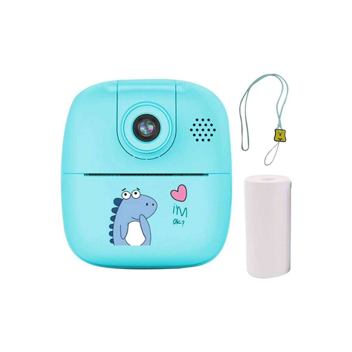Kids Rechargeable Instant Print Camera Blue - Digital Thermal Photo ...